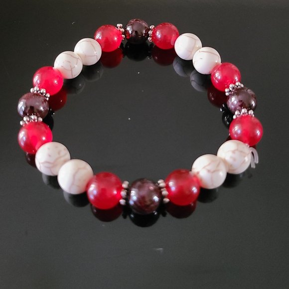 Handcrafted | Jewelry | Rare Handcrafted Beaded Braceletgemstone Beaded ...